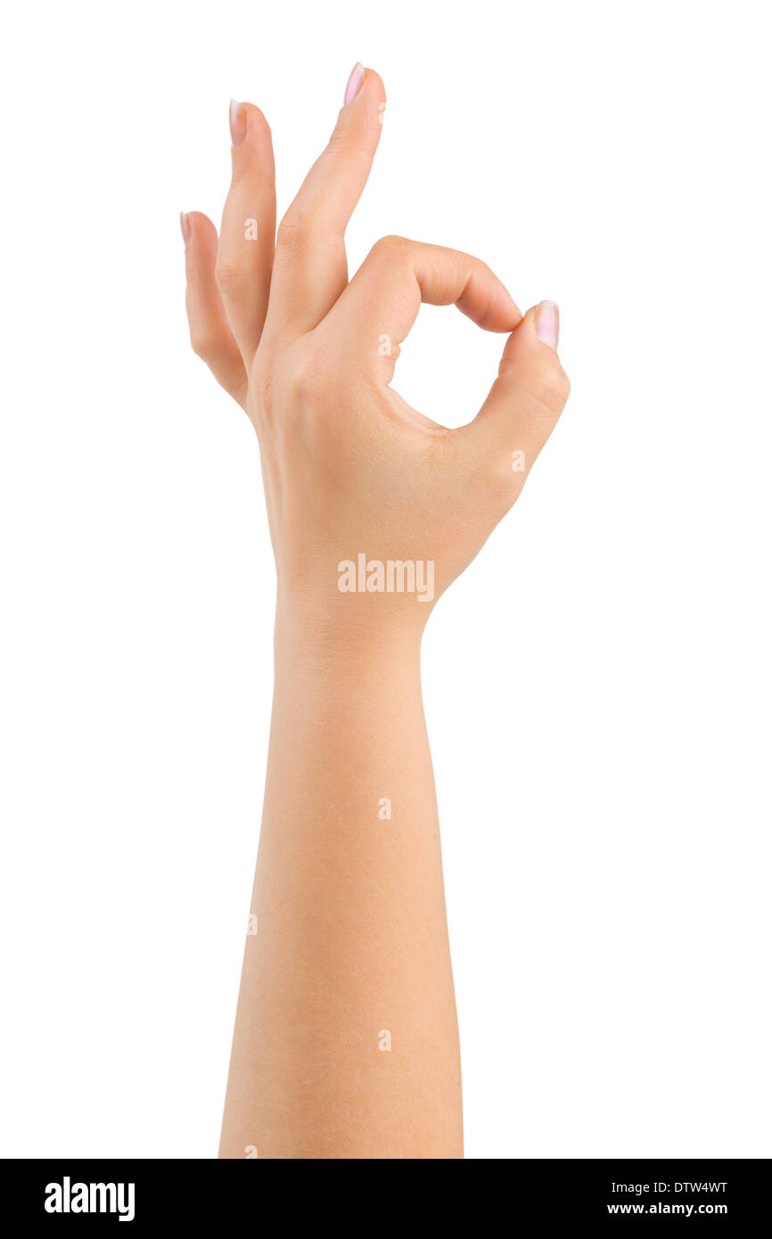 Ok hand signal hi-res stock photography and images - Alamy