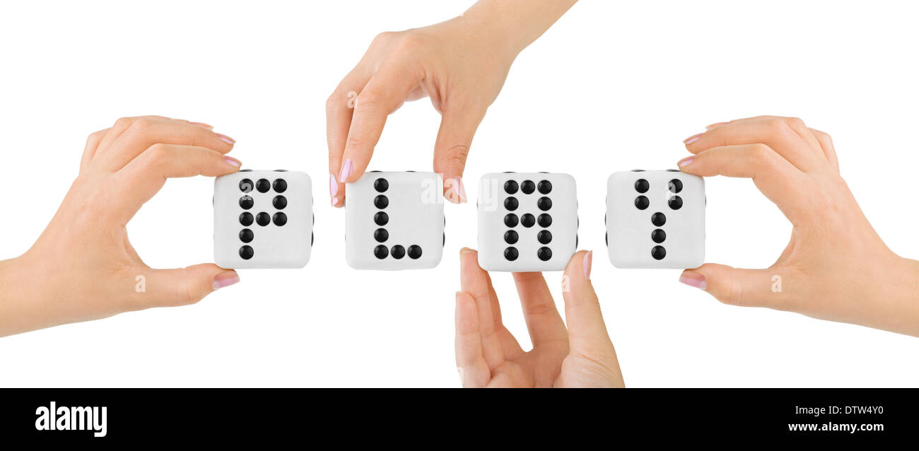 Business people play dice hi-res stock photography and images - Alamy