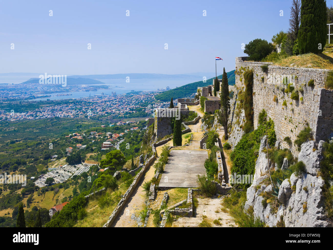 Old fort in Split, Croatia Stock Photo - Alamy
