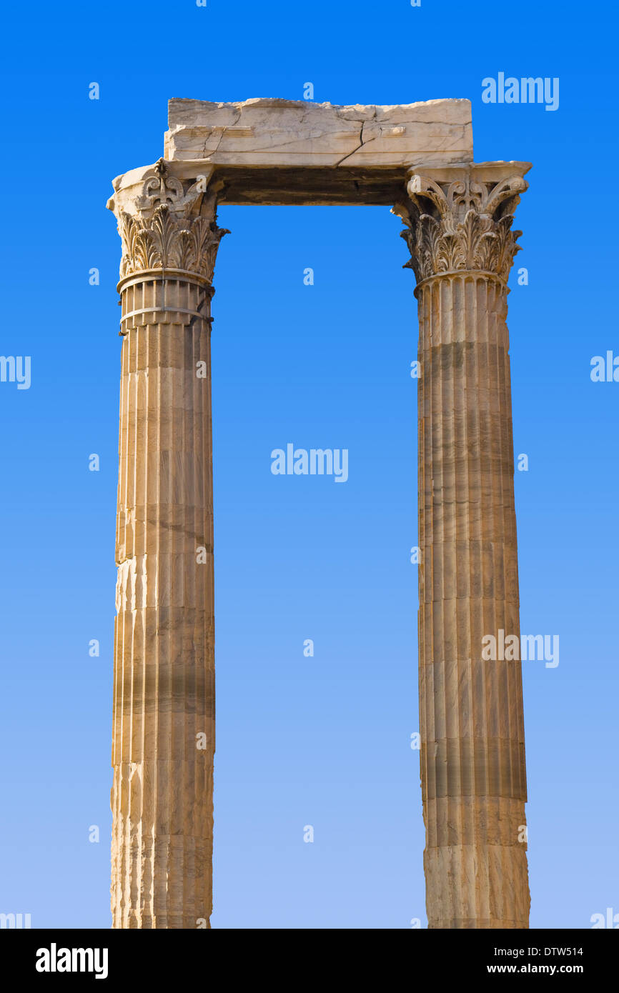 Greek temple roof construction hi-res stock photography and images - Alamy