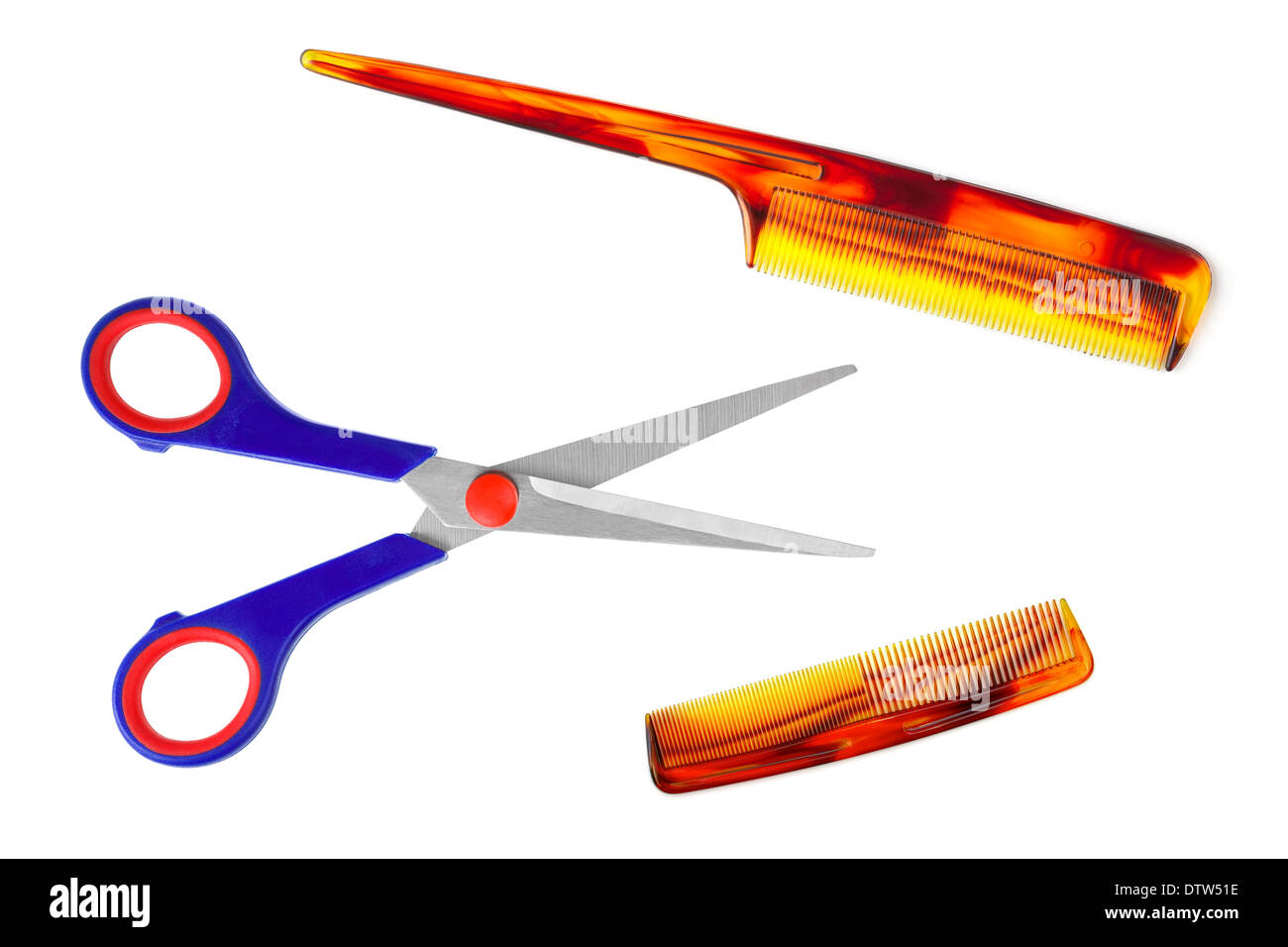 Hair scissors and comb hi-res stock photography and images - Alamy