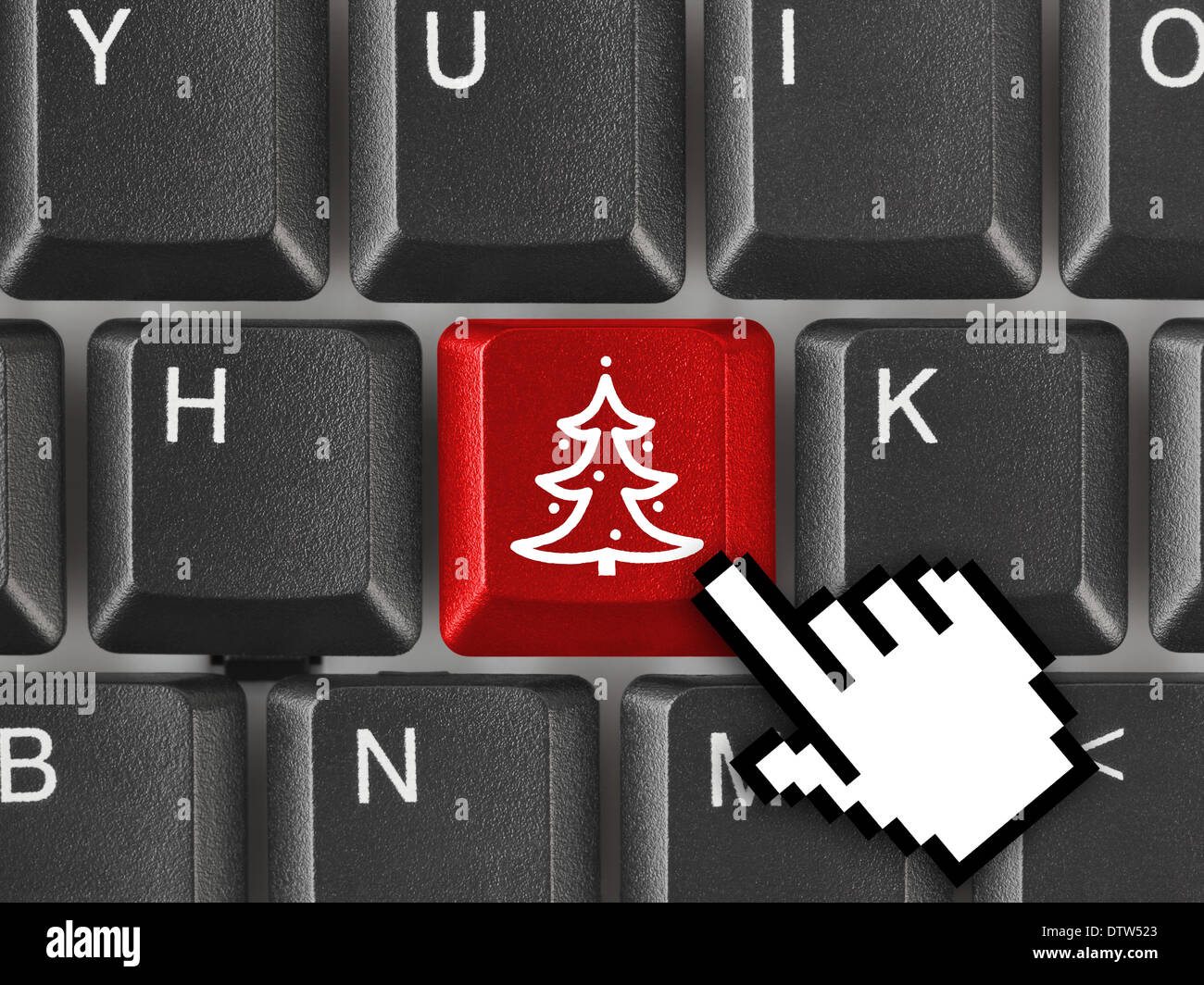 White computer keyboard star symbol hi-res stock photography and images ...