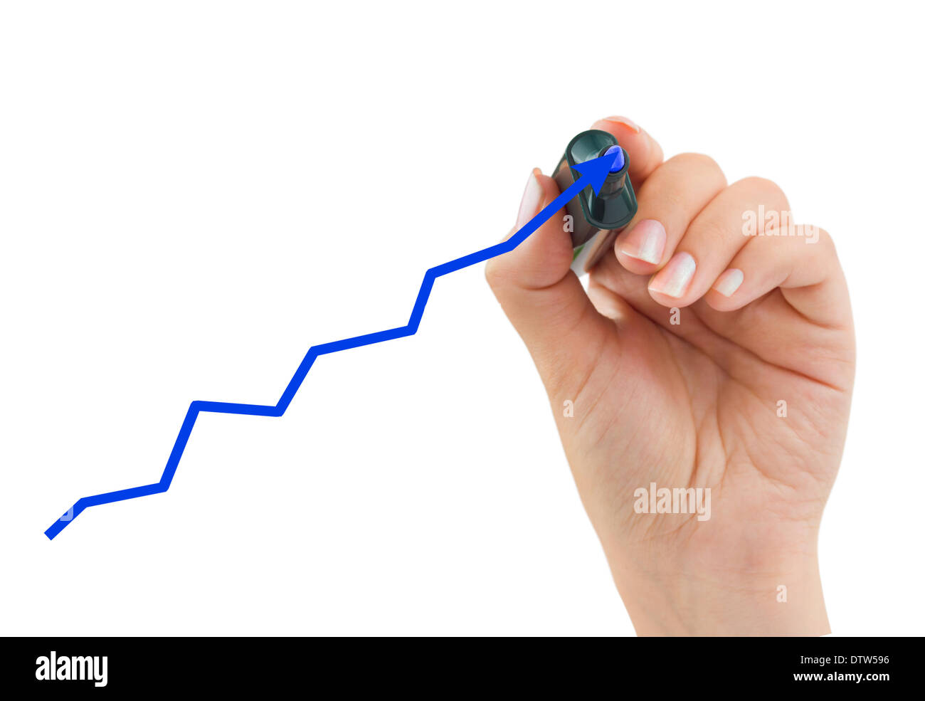 Hand drawing diagram Stock Photo - Alamy