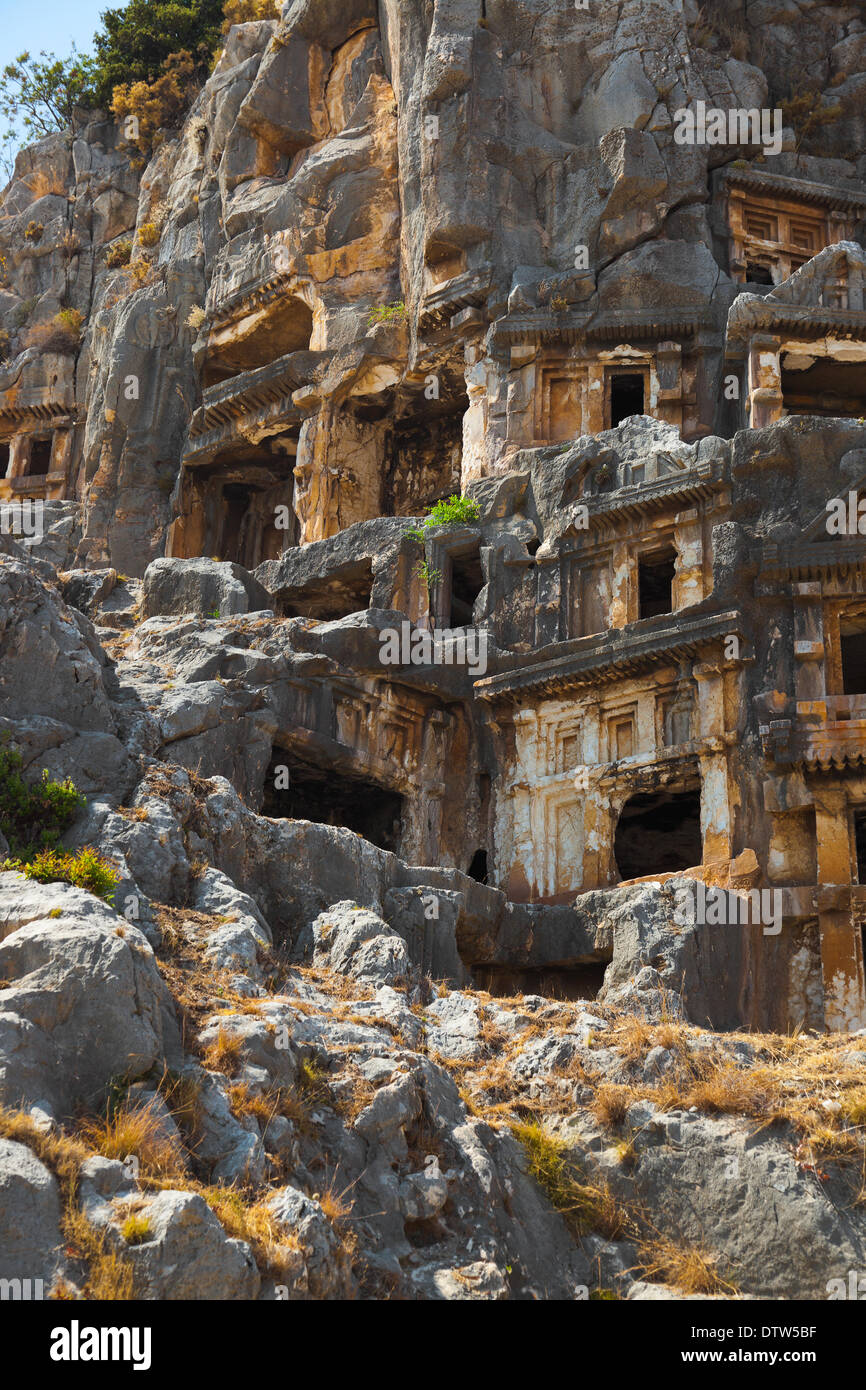 Ancient town in Myra, Turkey Stock Photo - Alamy