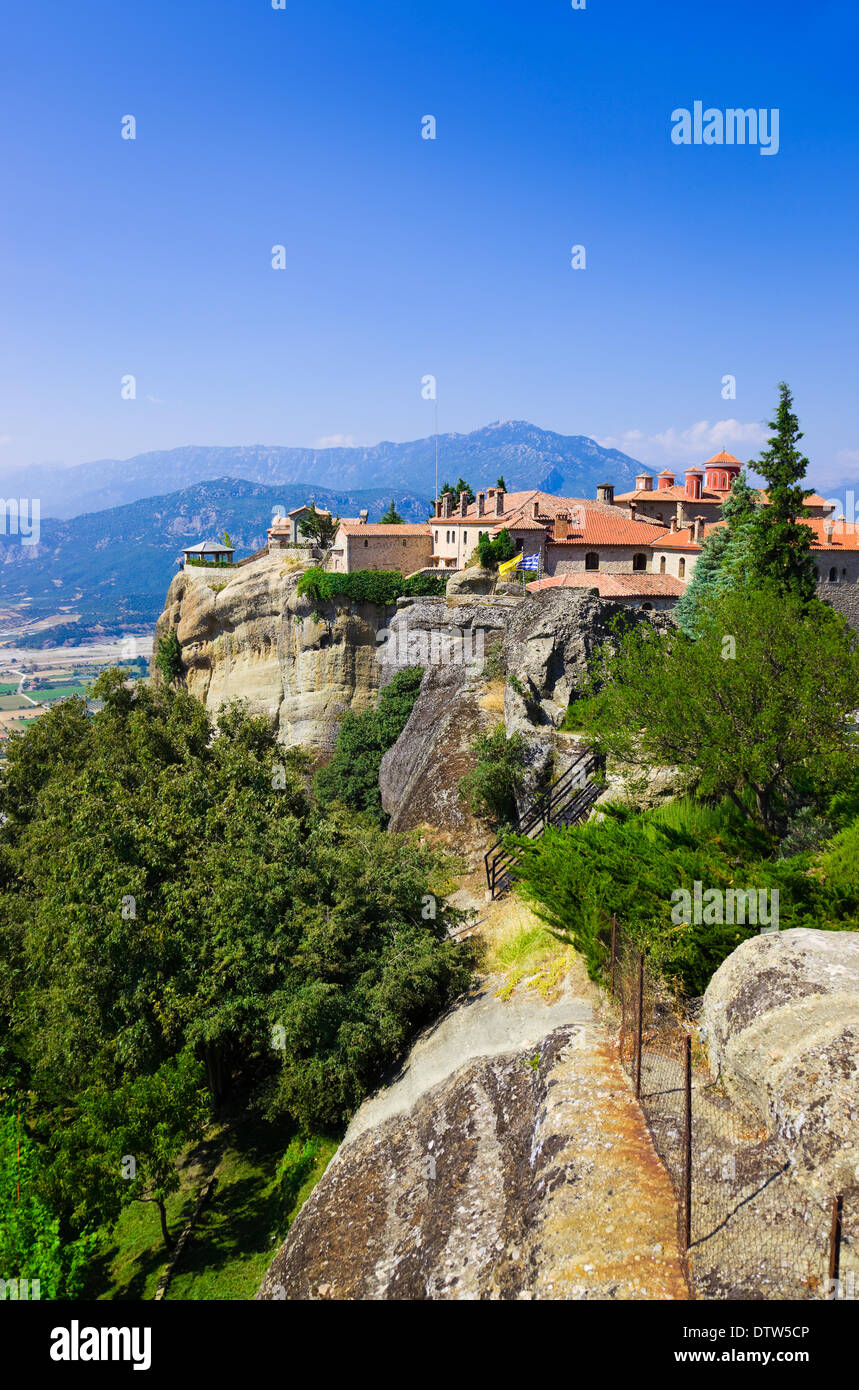 Meteora monastery in Greece Stock Photo - Alamy