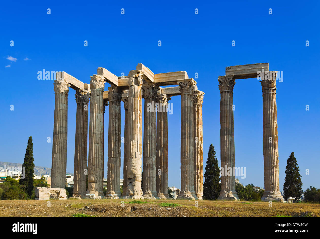Greek temple roof construction hi-res stock photography and images - Alamy