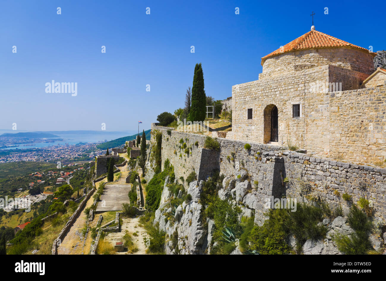 Old fort in Split, Croatia Stock Photo - Alamy