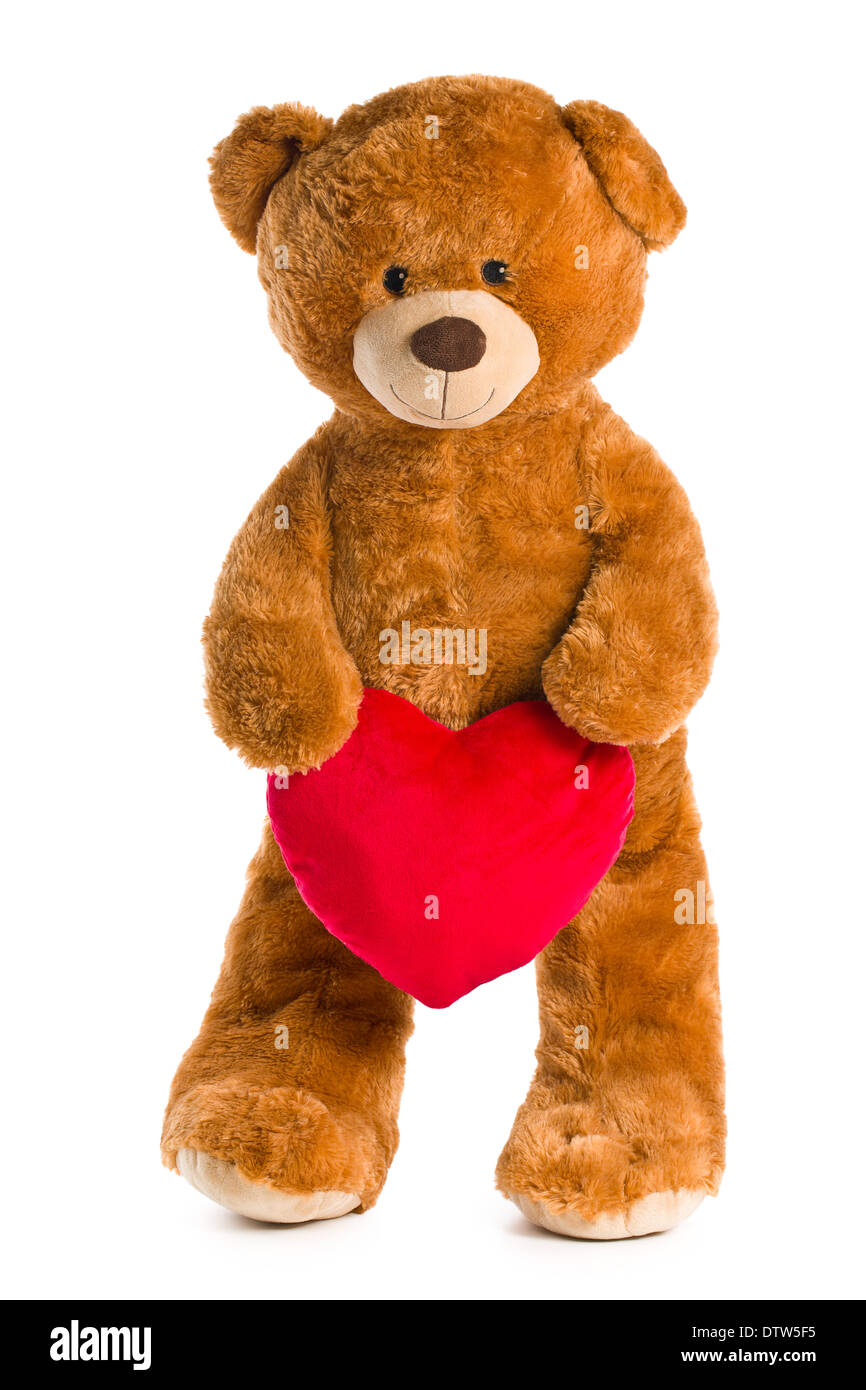 Cute teddy bear heart hi-res stock photography and images - Alamy