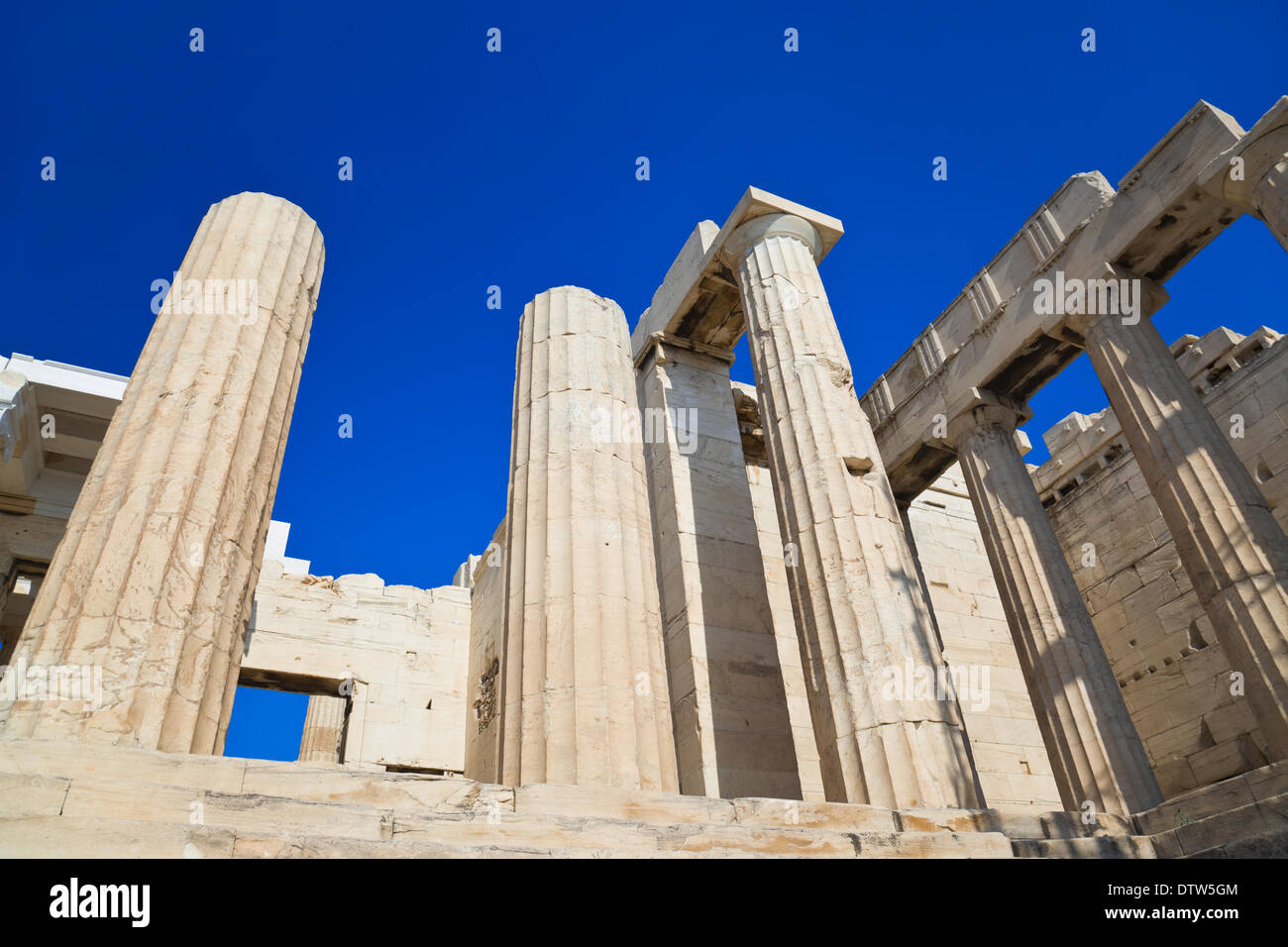 Entrance to acropolis hi-res stock photography and images - Alamy