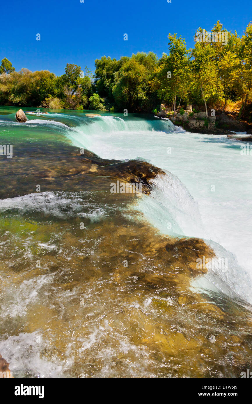Waterfall Manavgat at Turkey Stock Photo - Alamy