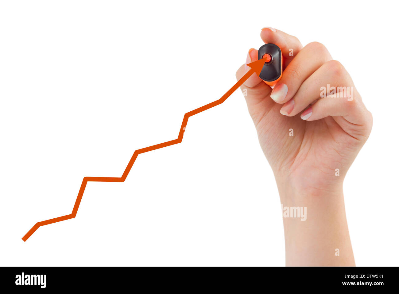 Hand drawing diagram Stock Photo - Alamy