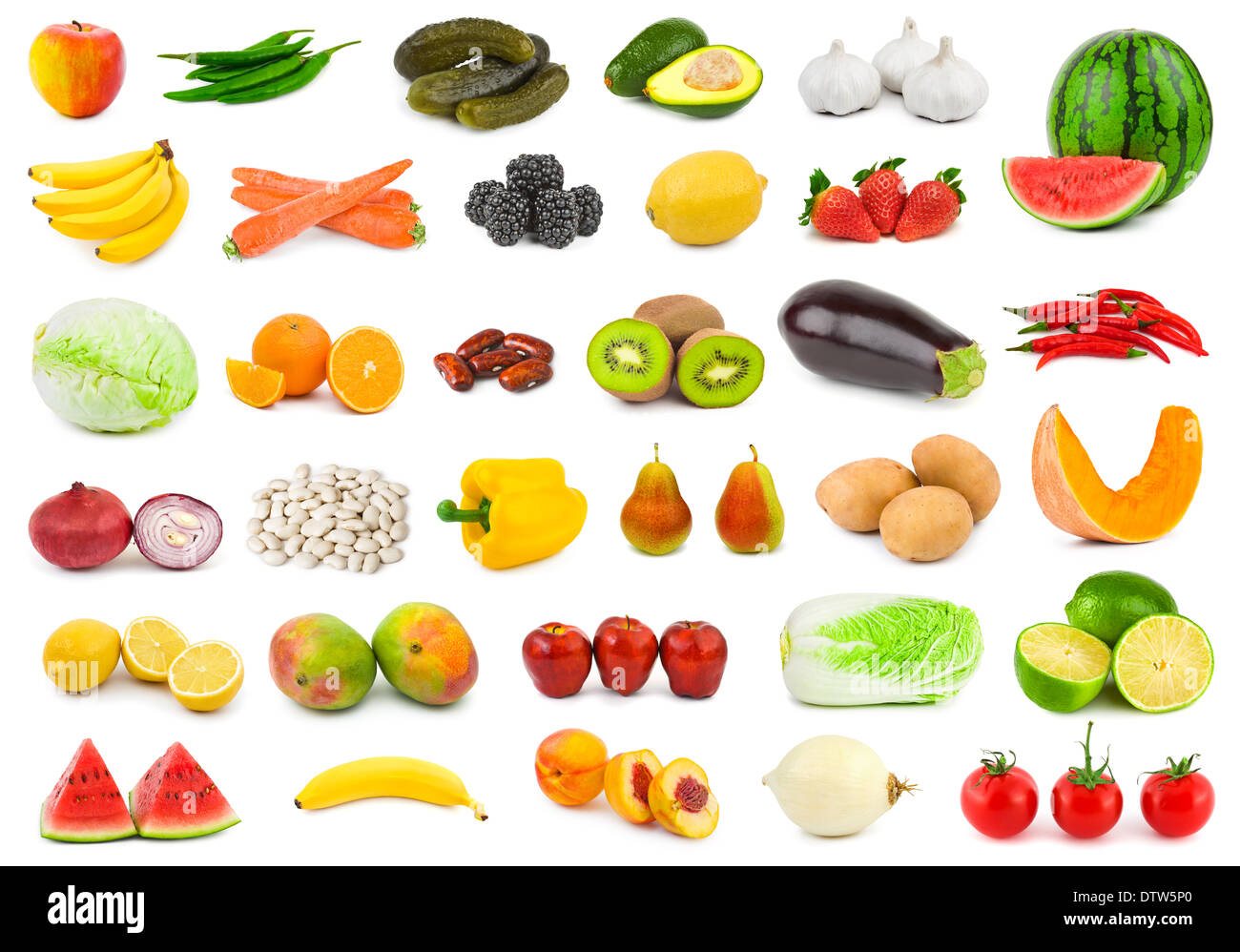 Fruits and vegetables Stock Photo - Alamy