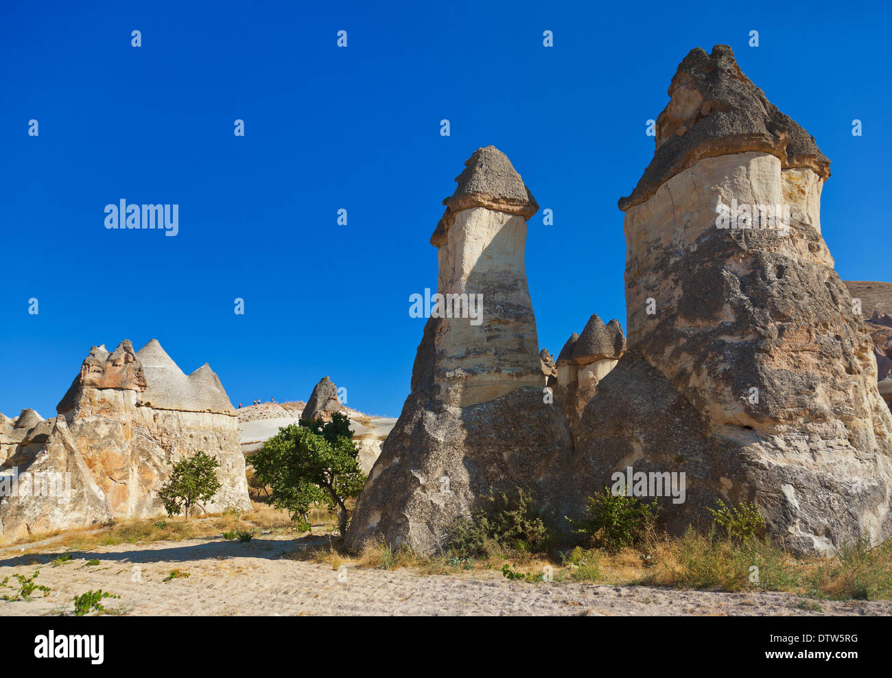 Rock formations in Cappadocia Turkey Stock Photo - Alamy