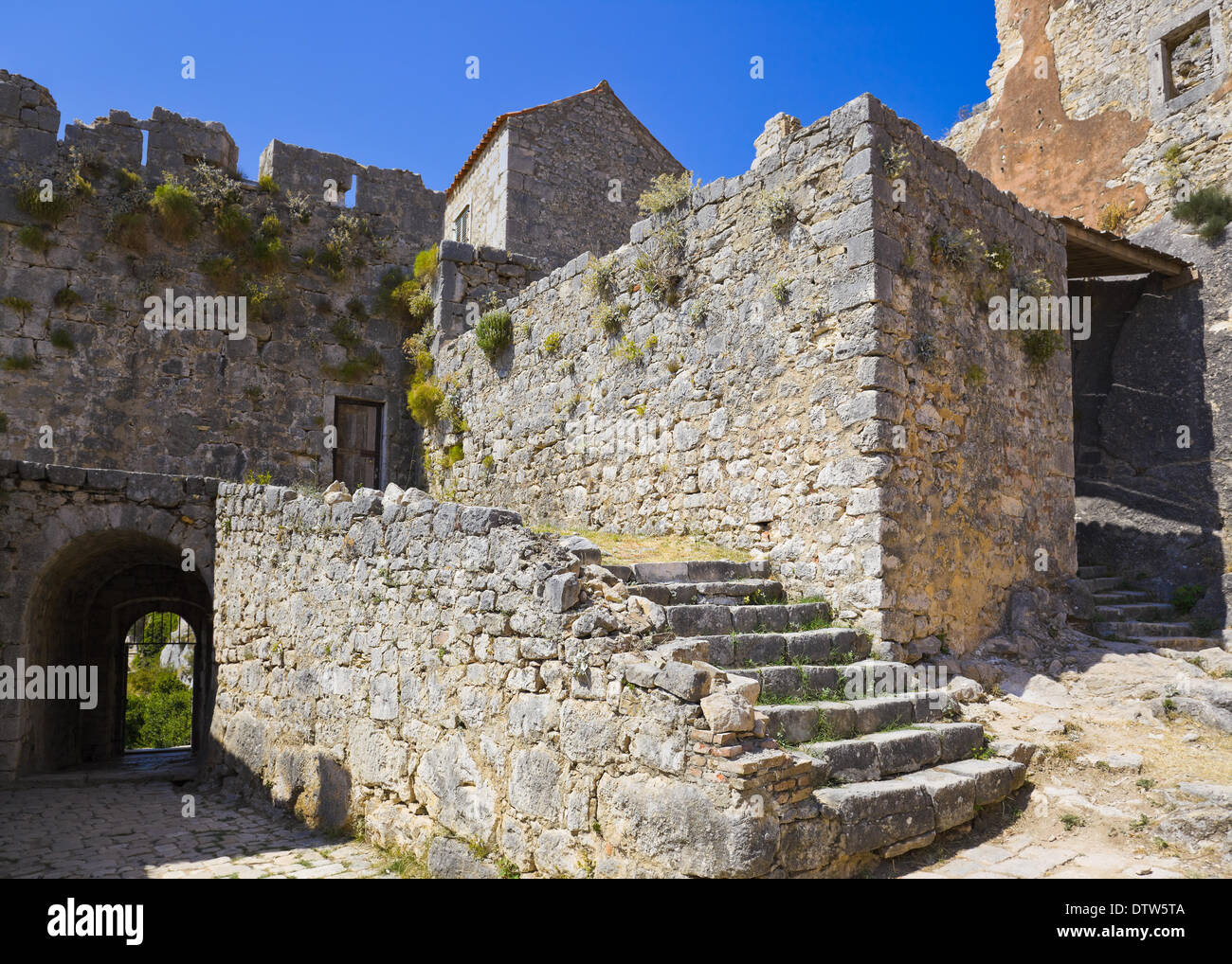 Old fort in Split, Croatia Stock Photo - Alamy