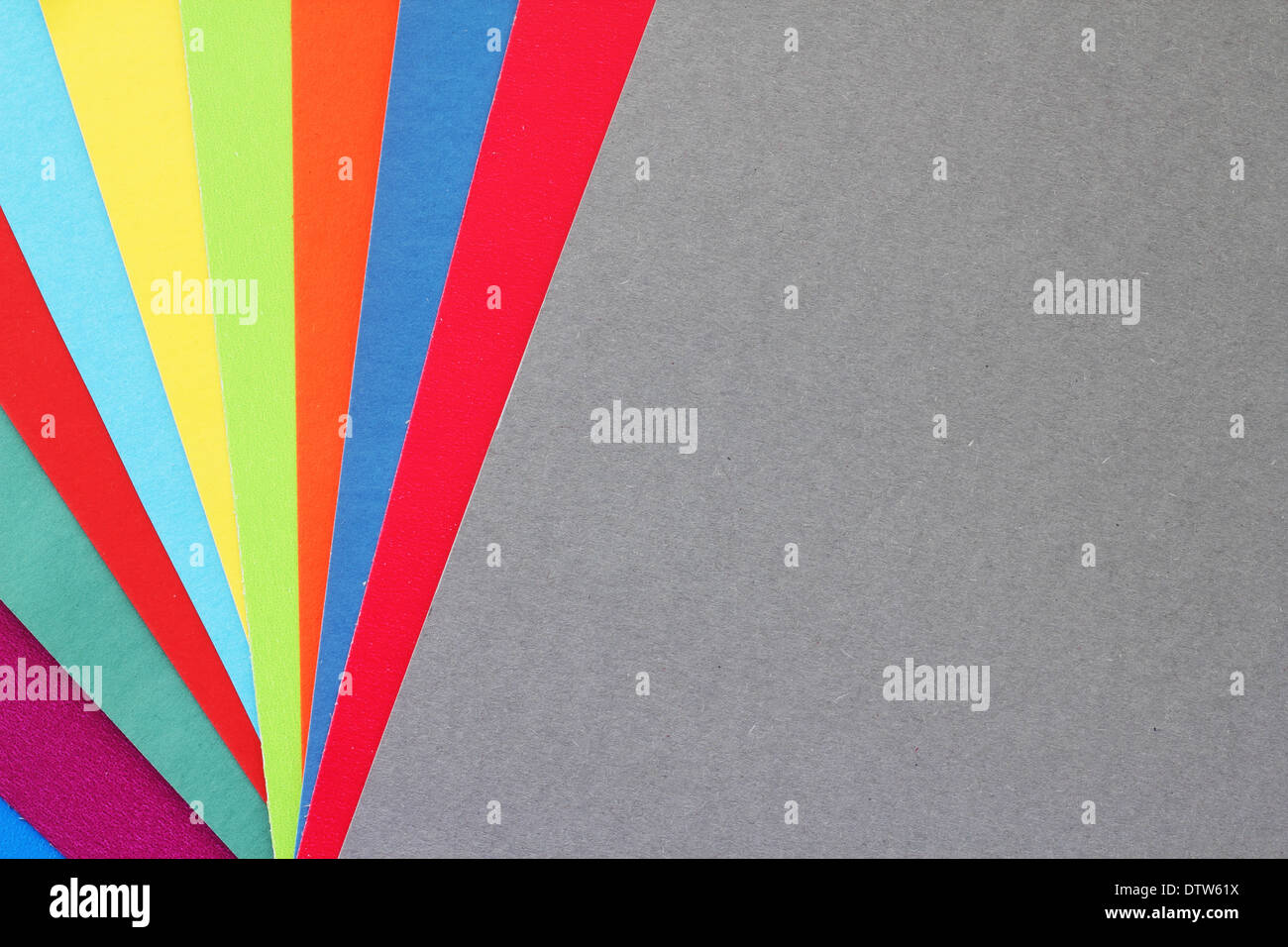 Colourful Paper background with gray copy space Stock Photo - Alamy