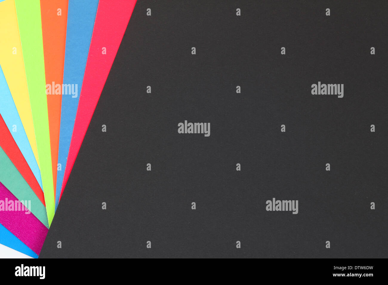 Colourful Paper background with black copy space Stock Photo - Alamy