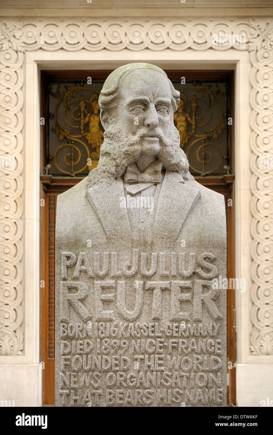 London, England, UK. Memorial (Michael Black; 1976; granite) to Paul ...