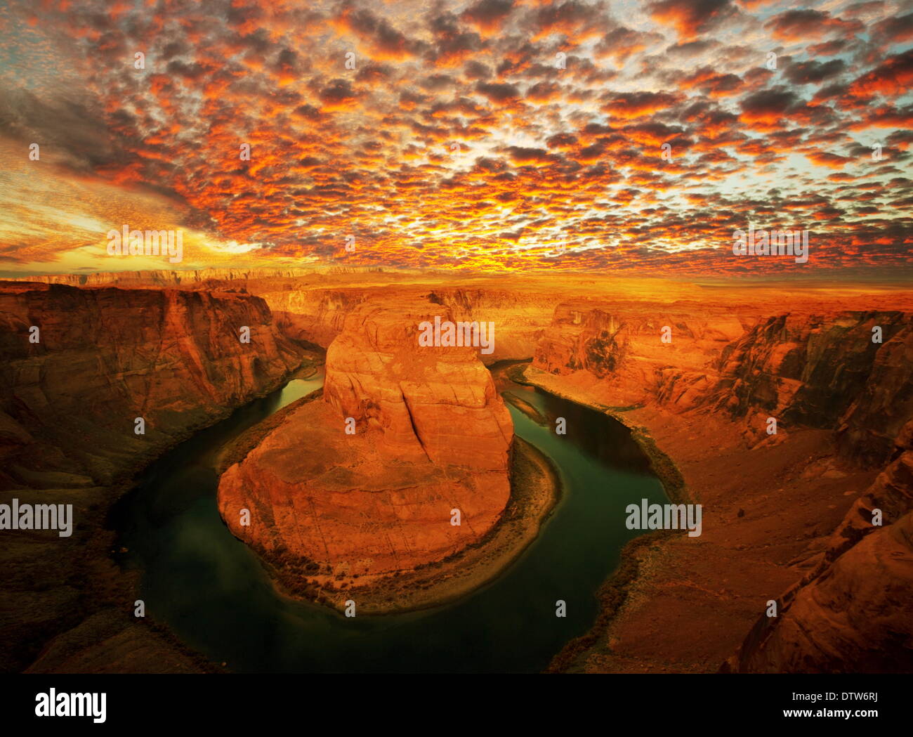 Horse shoe bend Stock Photo - Alamy