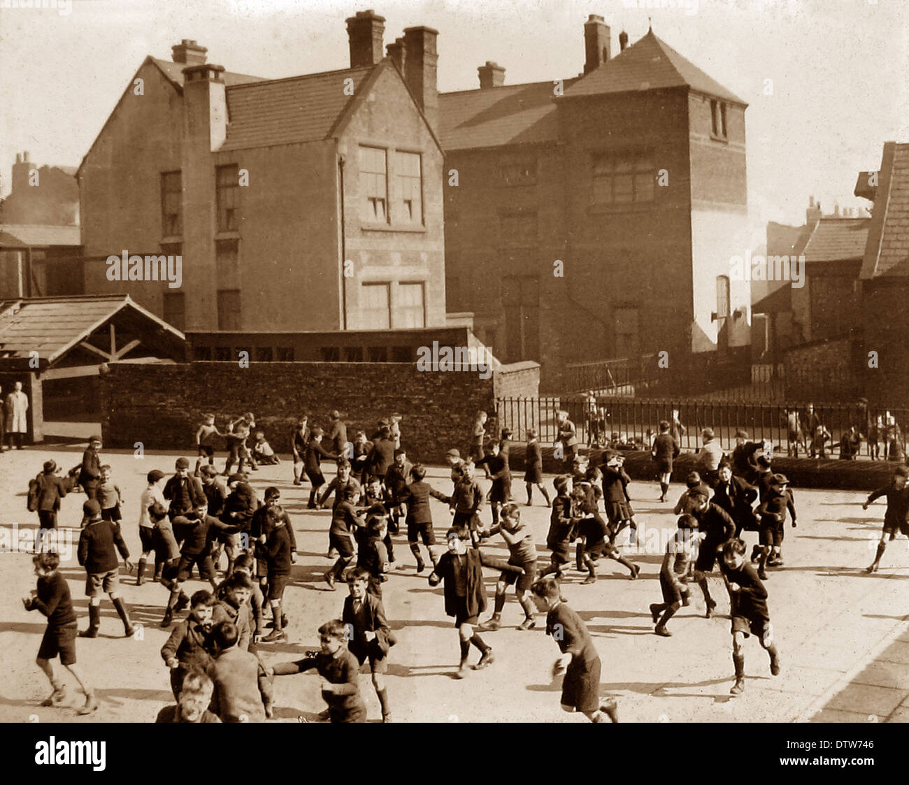 School yard victorian hi-res stock photography and images - Alamy