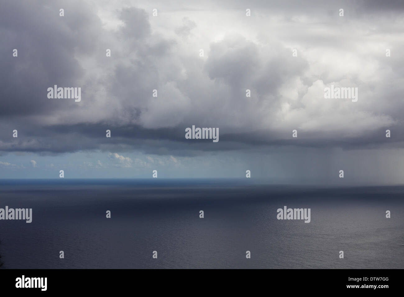 Storm in ocean Stock Photo - Alamy