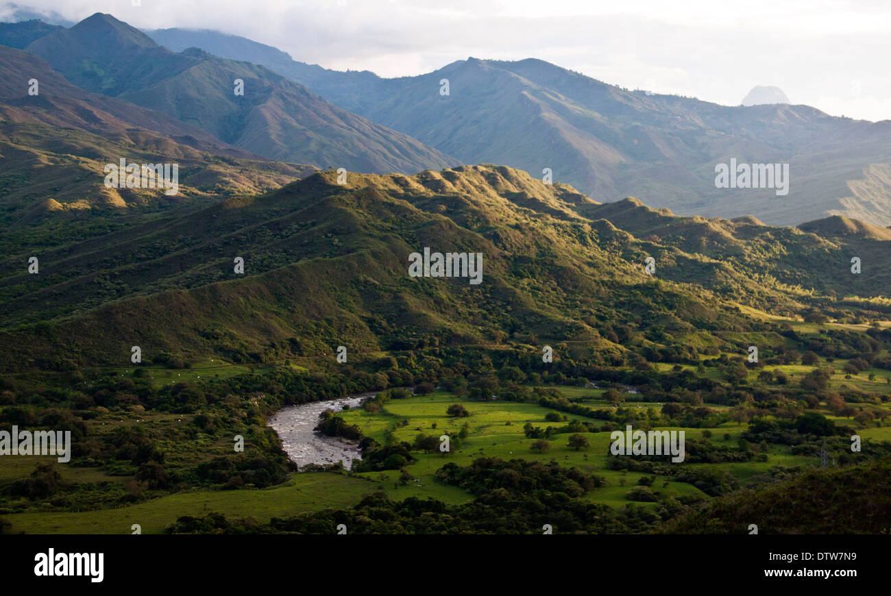 Rich in water sources and extensive paramo. Colombian Massif near Pasto ...