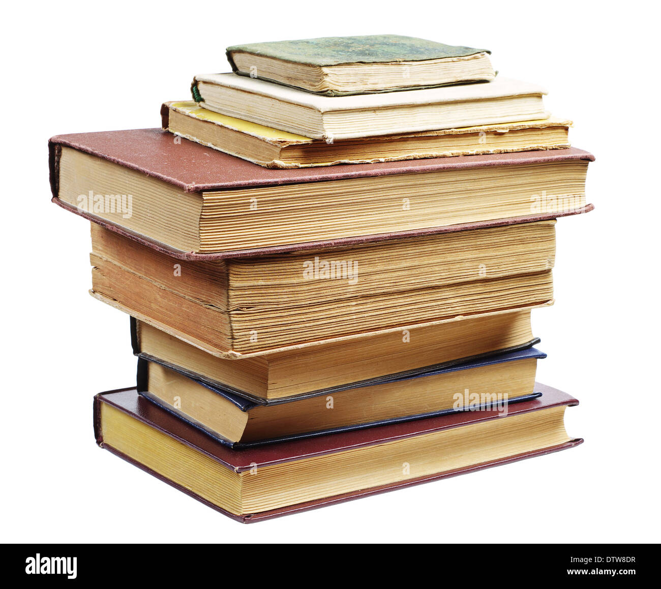 Book stack yellow hi-res stock photography and images - Alamy