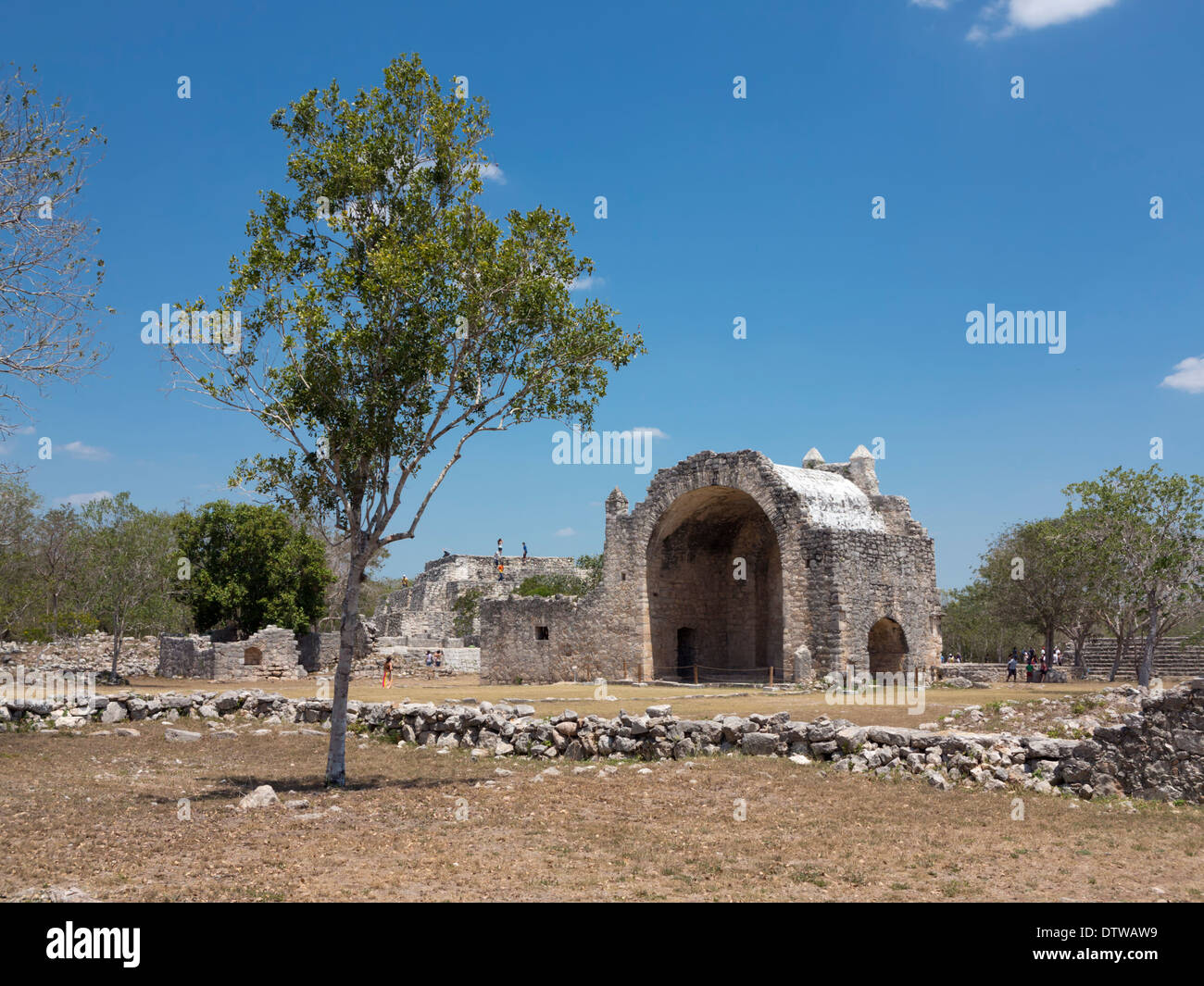 Dzibilchaltun Mayan Ruins, Yucatan Stock Photo - Alamy