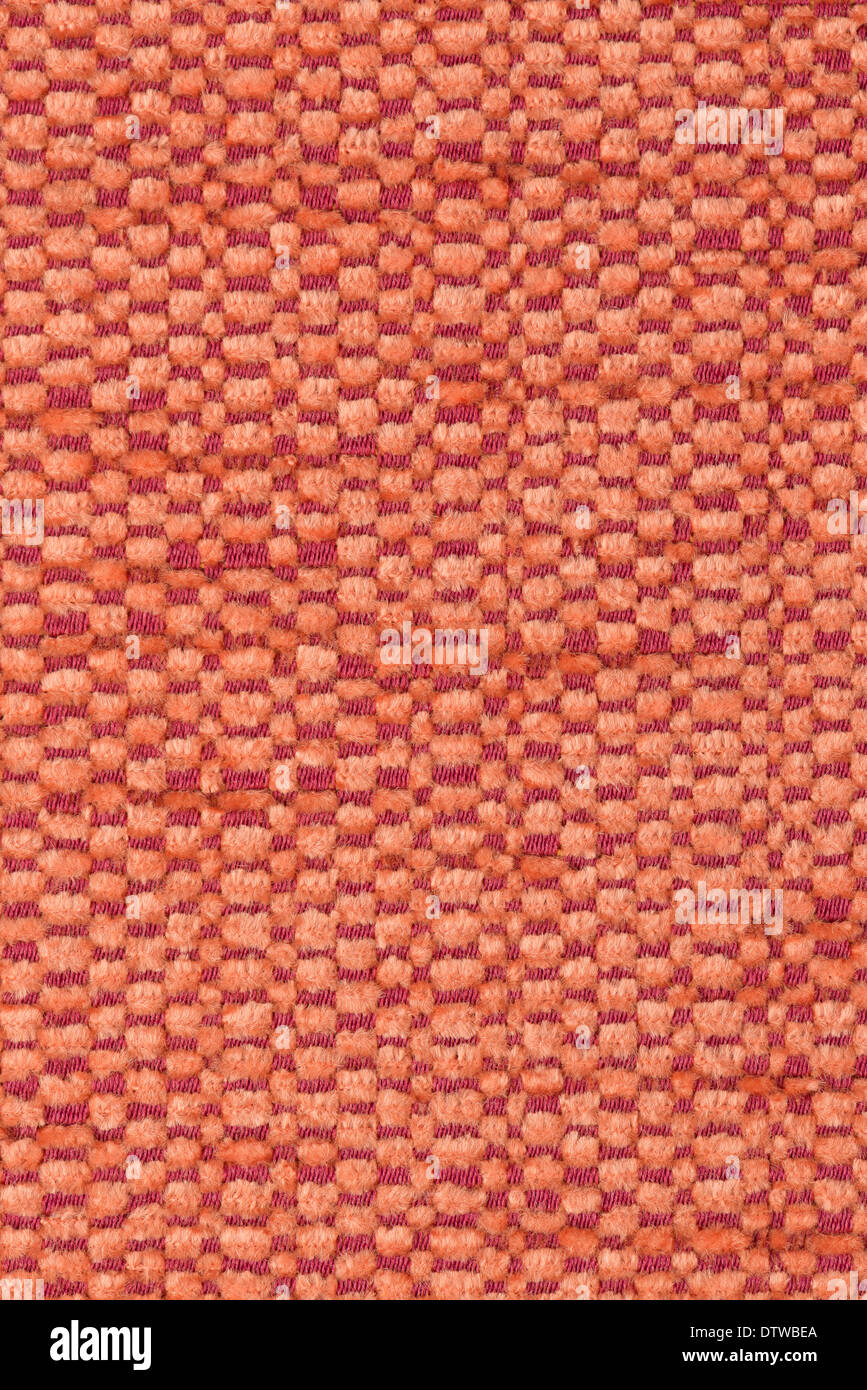Closeup detail of orange fabric texture background Stock Photo - Alamy