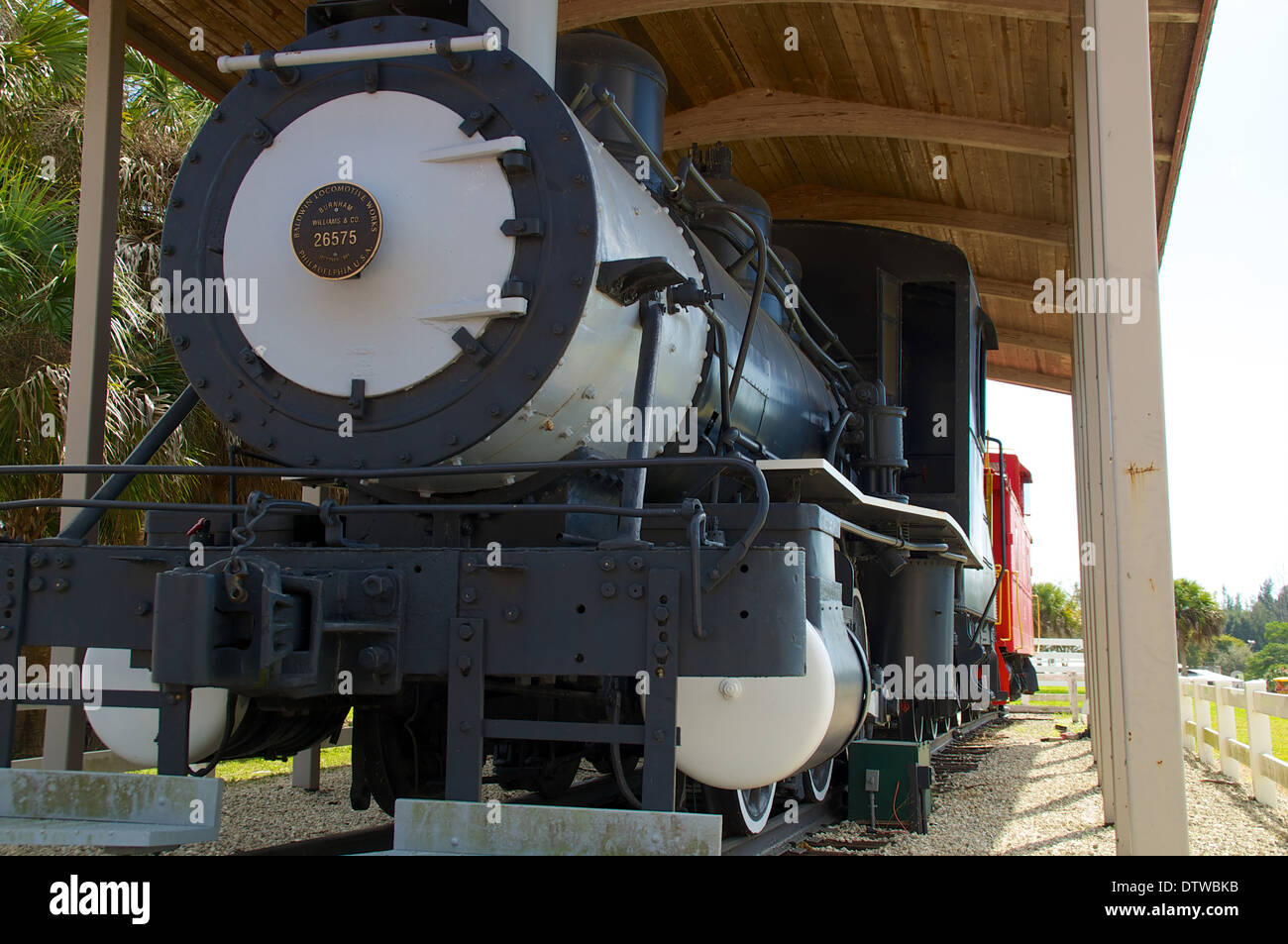 Old steam locomotive on display hi-res stock photography and images - Alamy