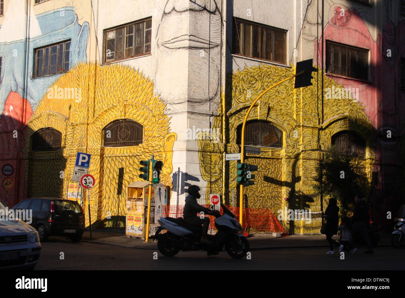 Rome ostiense street art hi-res stock photography and images - Alamy
