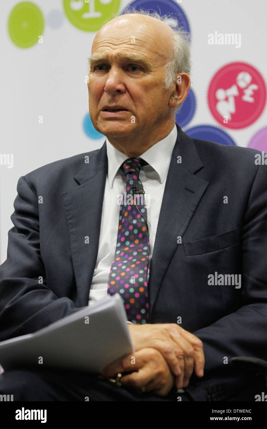 Vince Cable MP, Secretary of State for Business Stock Photo - Alamy