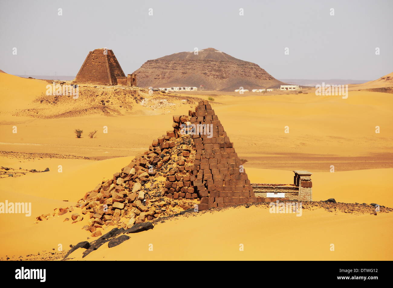 Pyramid in Sudan Stock Photo - Alamy