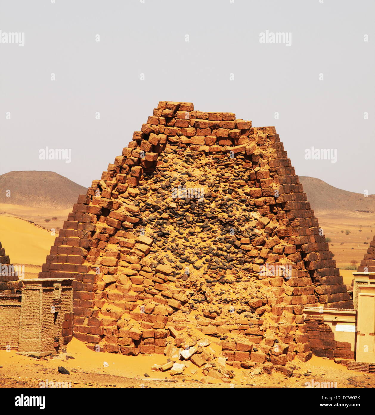 Pyramids in the Sudan Stock Photo - Alamy