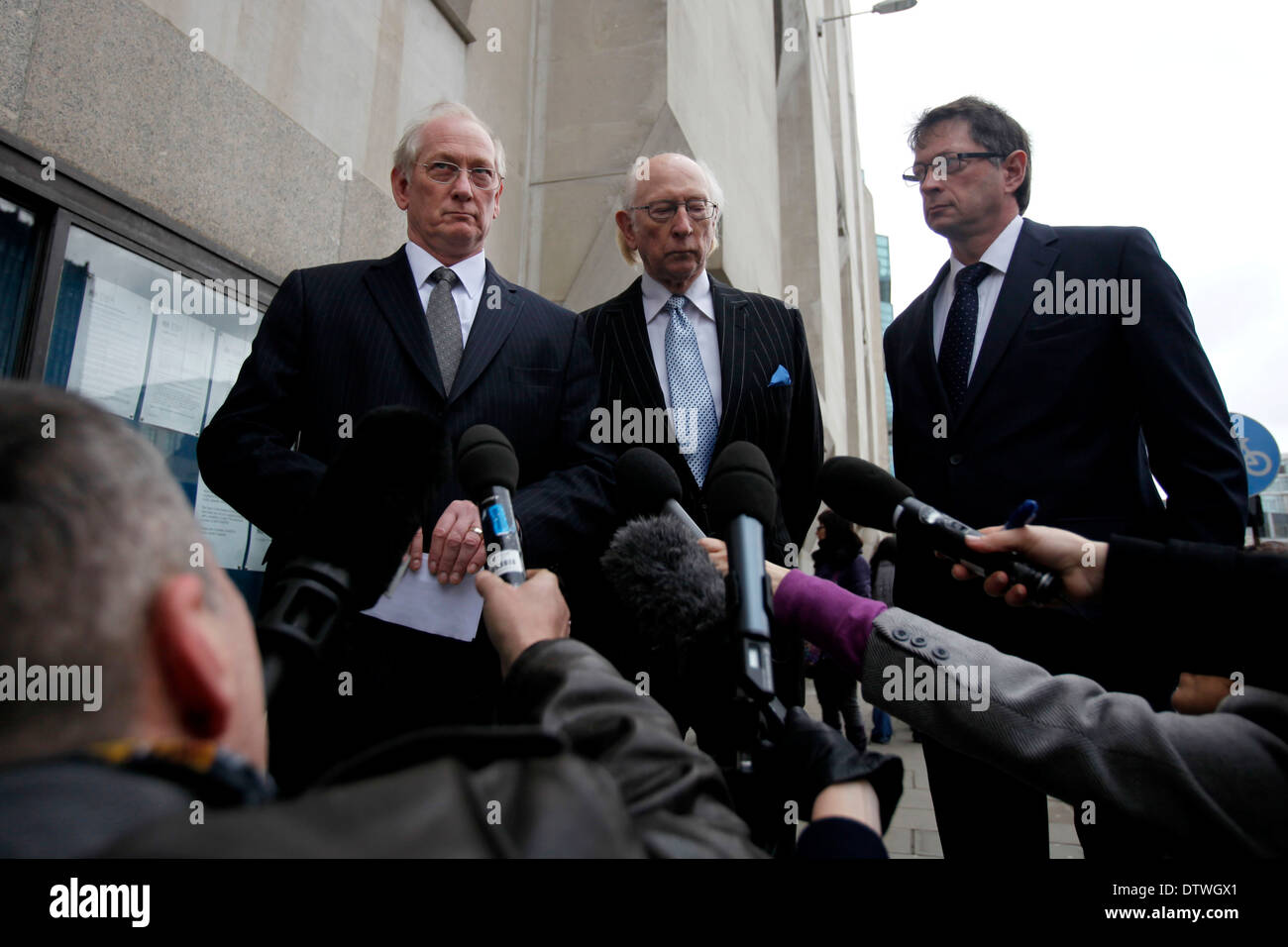 Trevor, Maurice and Graham Reeves (L to R) Reeves furniture store ...
