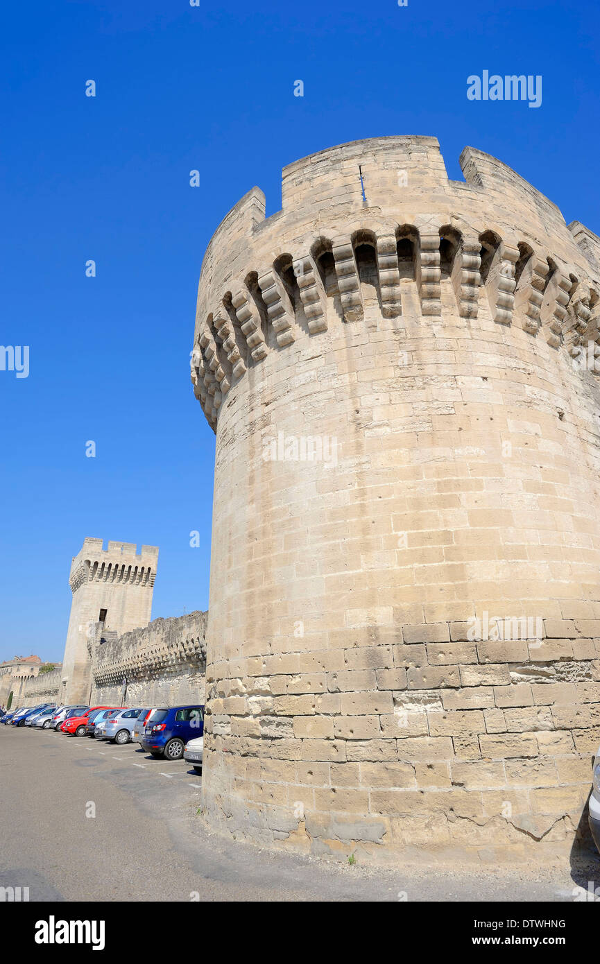 Town wall, Avignon Stock Photo - Alamy