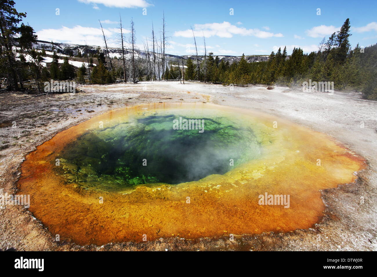 Hot spring pool Stock Photo - Alamy