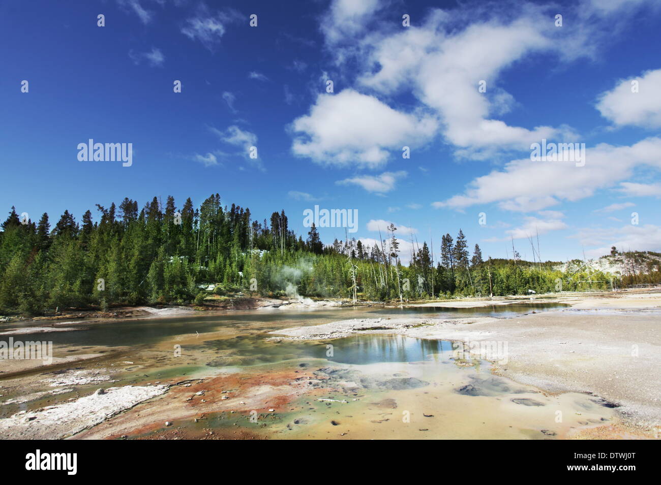 Hot spring pool Stock Photo - Alamy