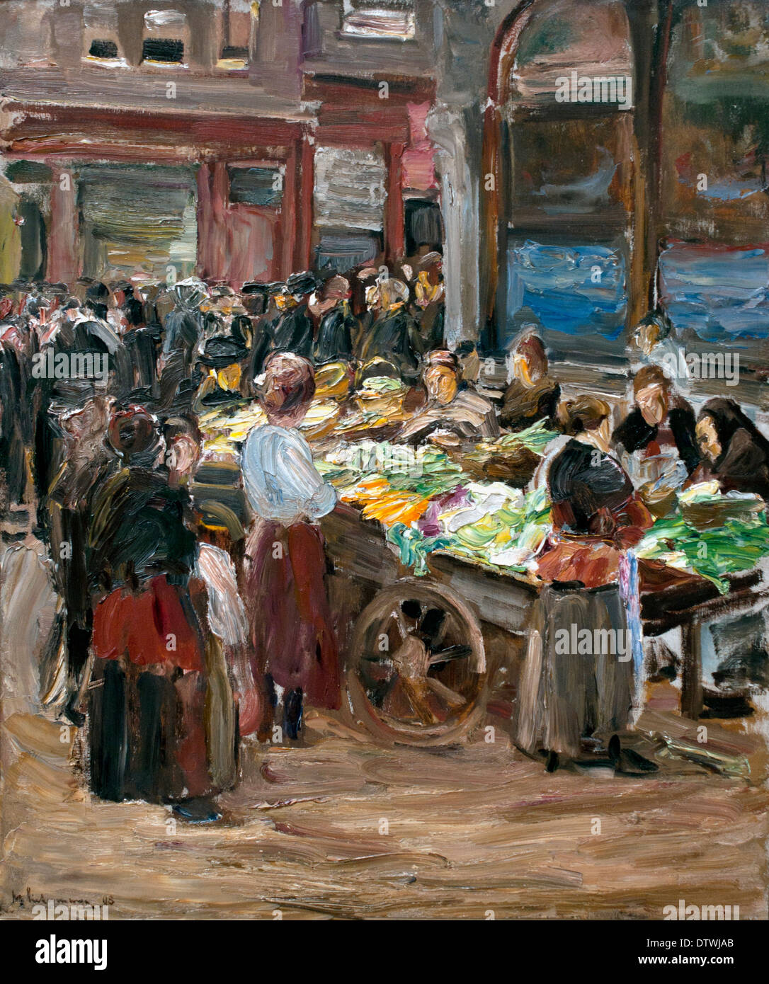 Drawing by max liebermann hi-res stock photography and images - Alamy