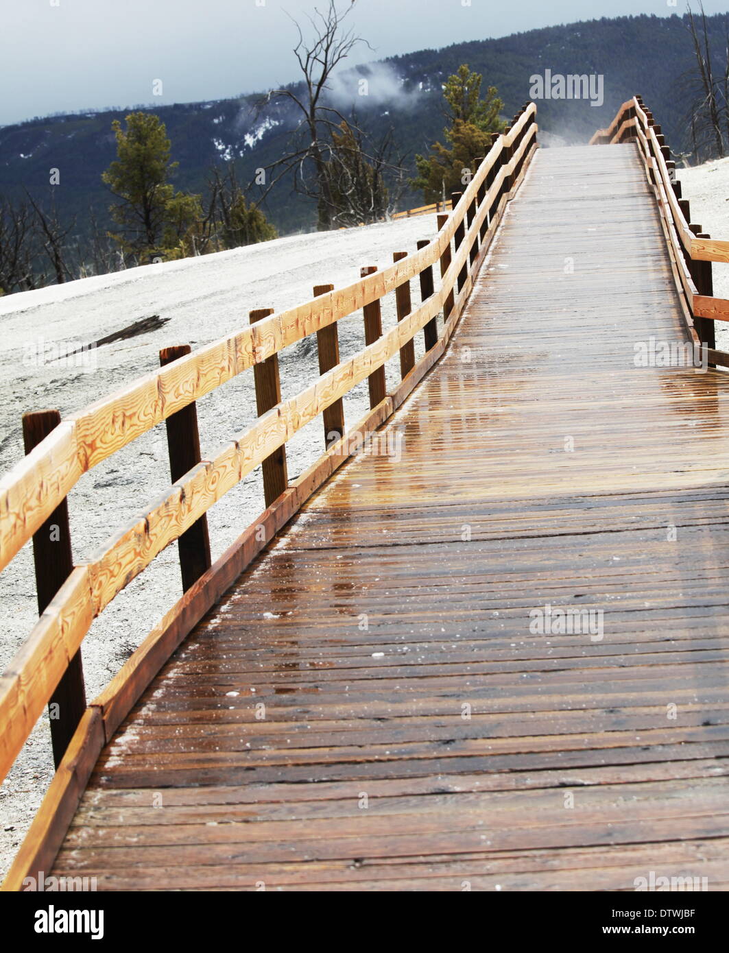 Tourist yellowstone gate hi-res stock photography and images - Alamy