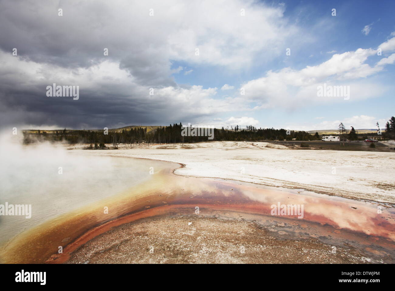 Colorful Hot spring Stock Photo - Alamy