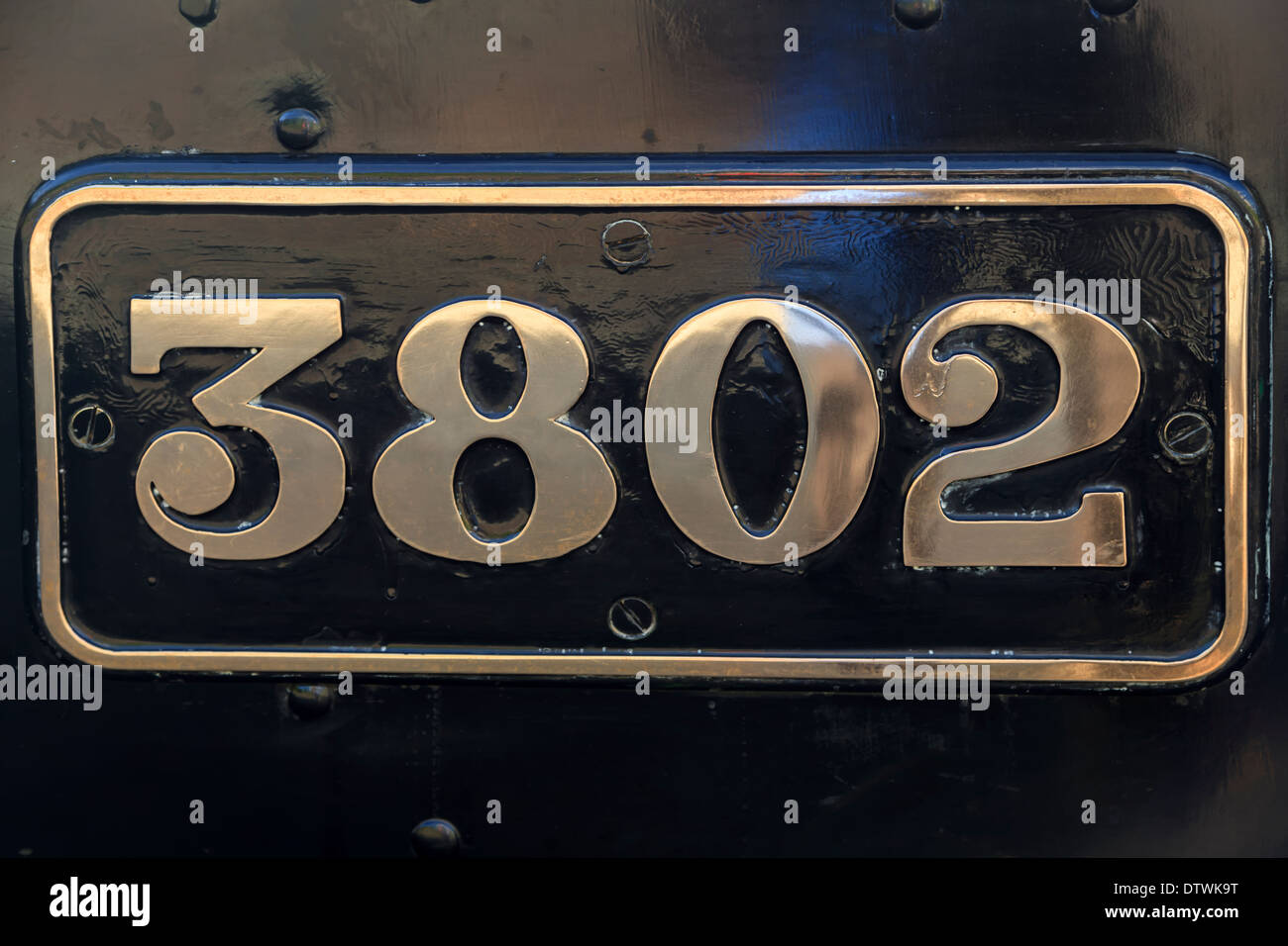 Locomotive Number Plates
