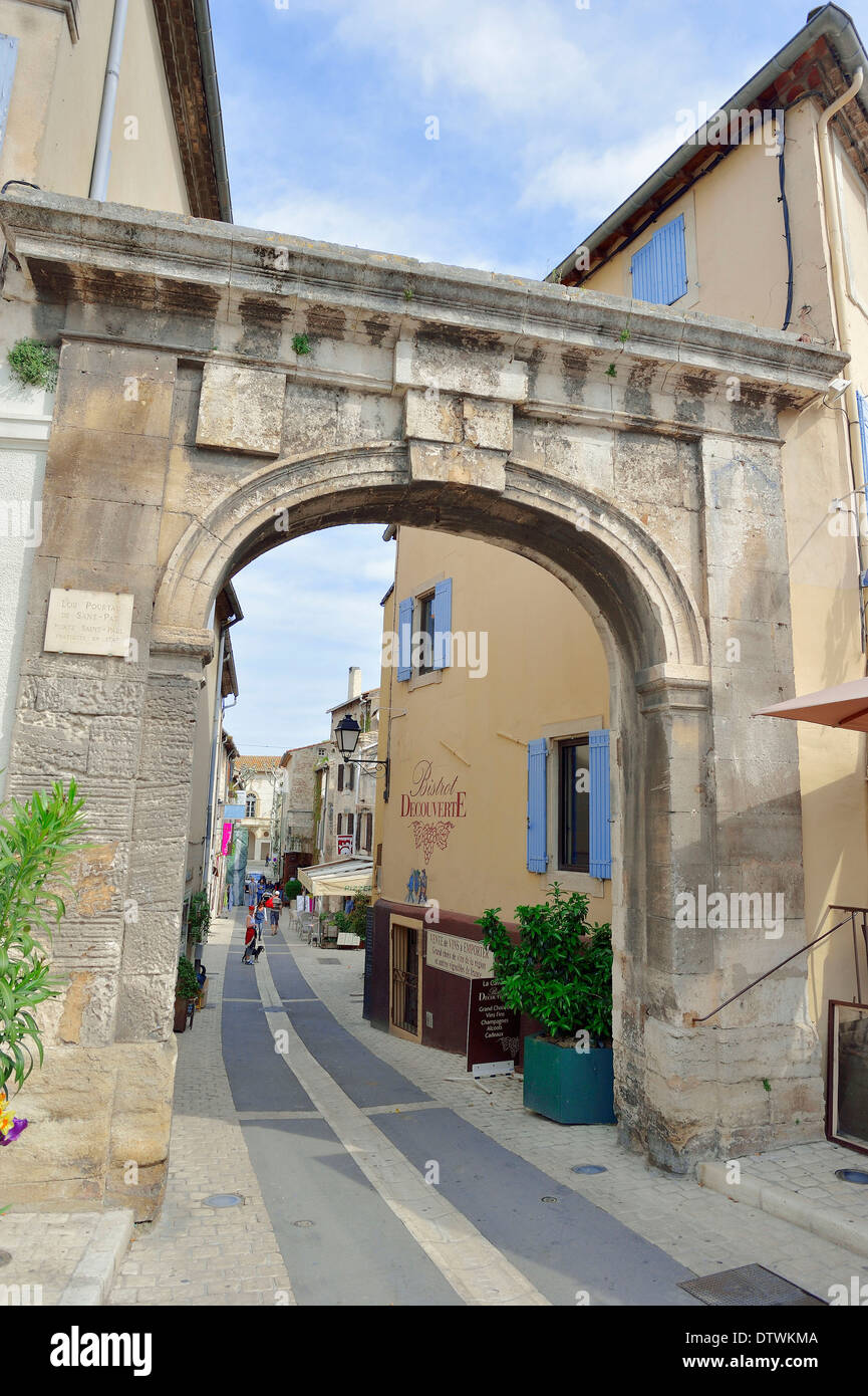 Old town gate porte saint paul hi-res stock photography and images - Alamy