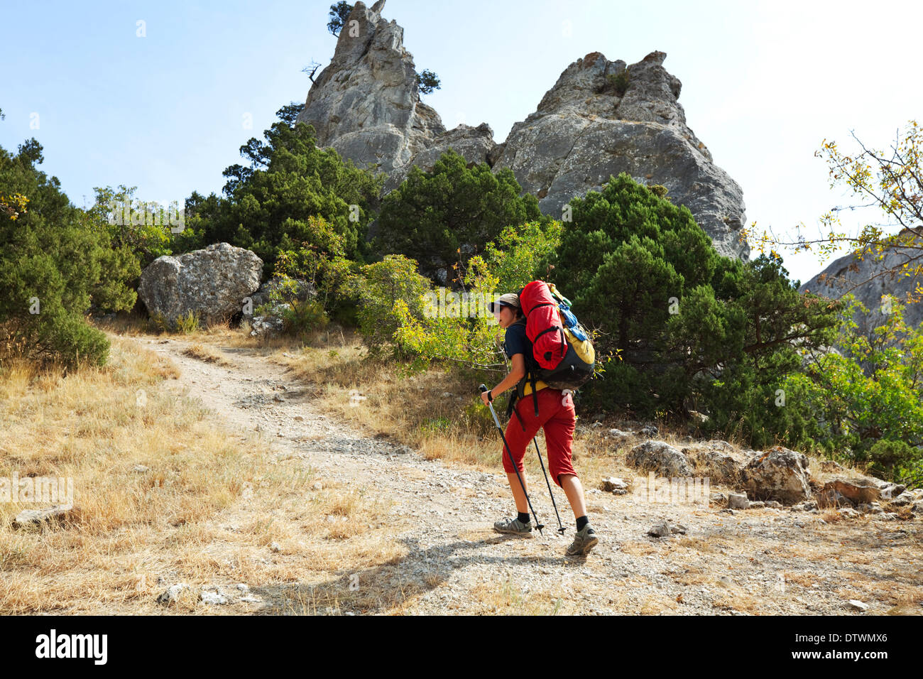 Hike in Crimea Stock Photo - Alamy