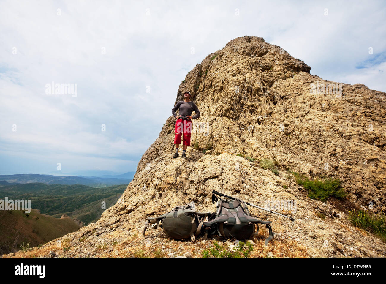 Hike in Crimea Stock Photo - Alamy