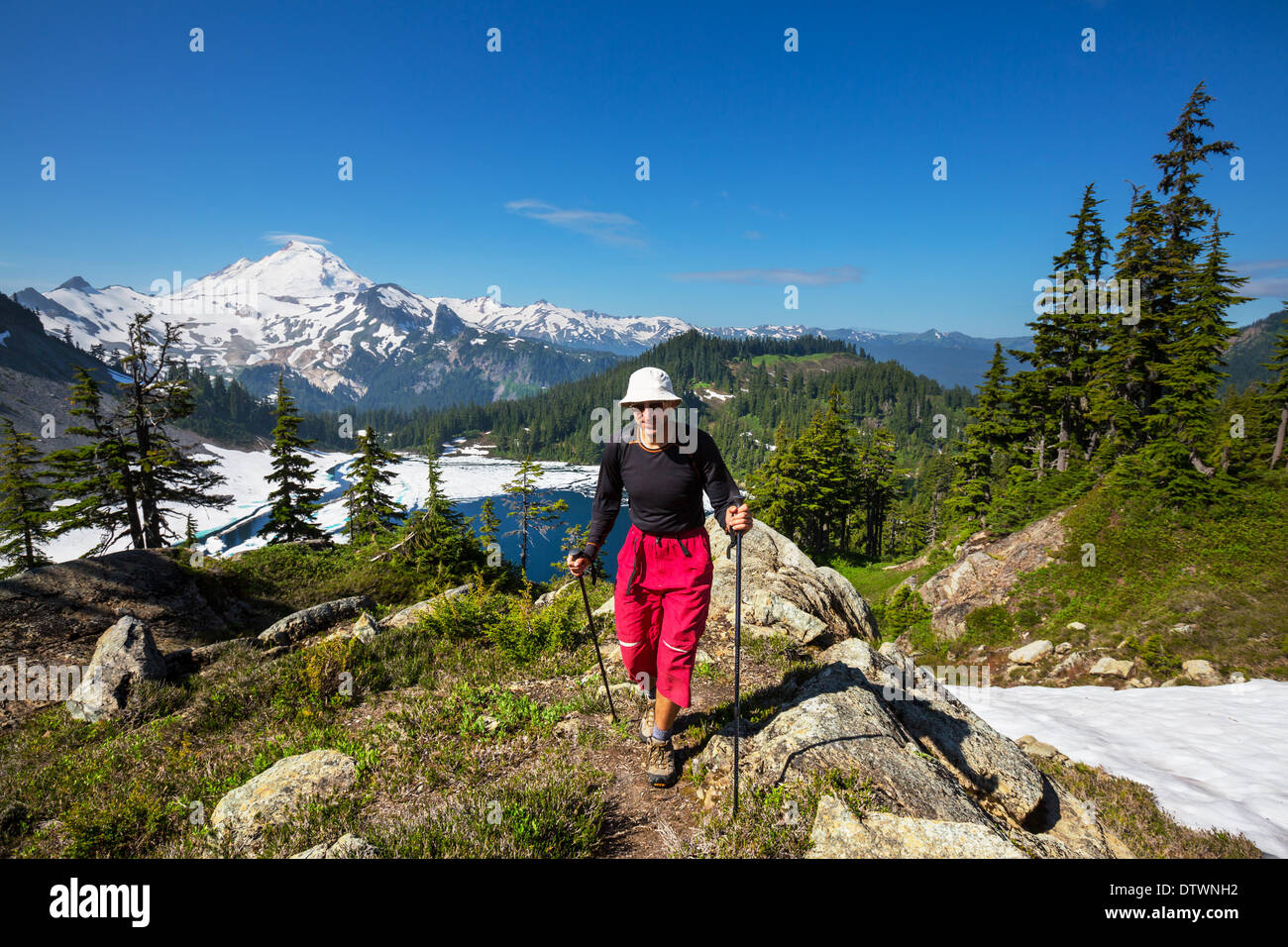 Hiking in mt baker area hi-res stock photography and images - Alamy