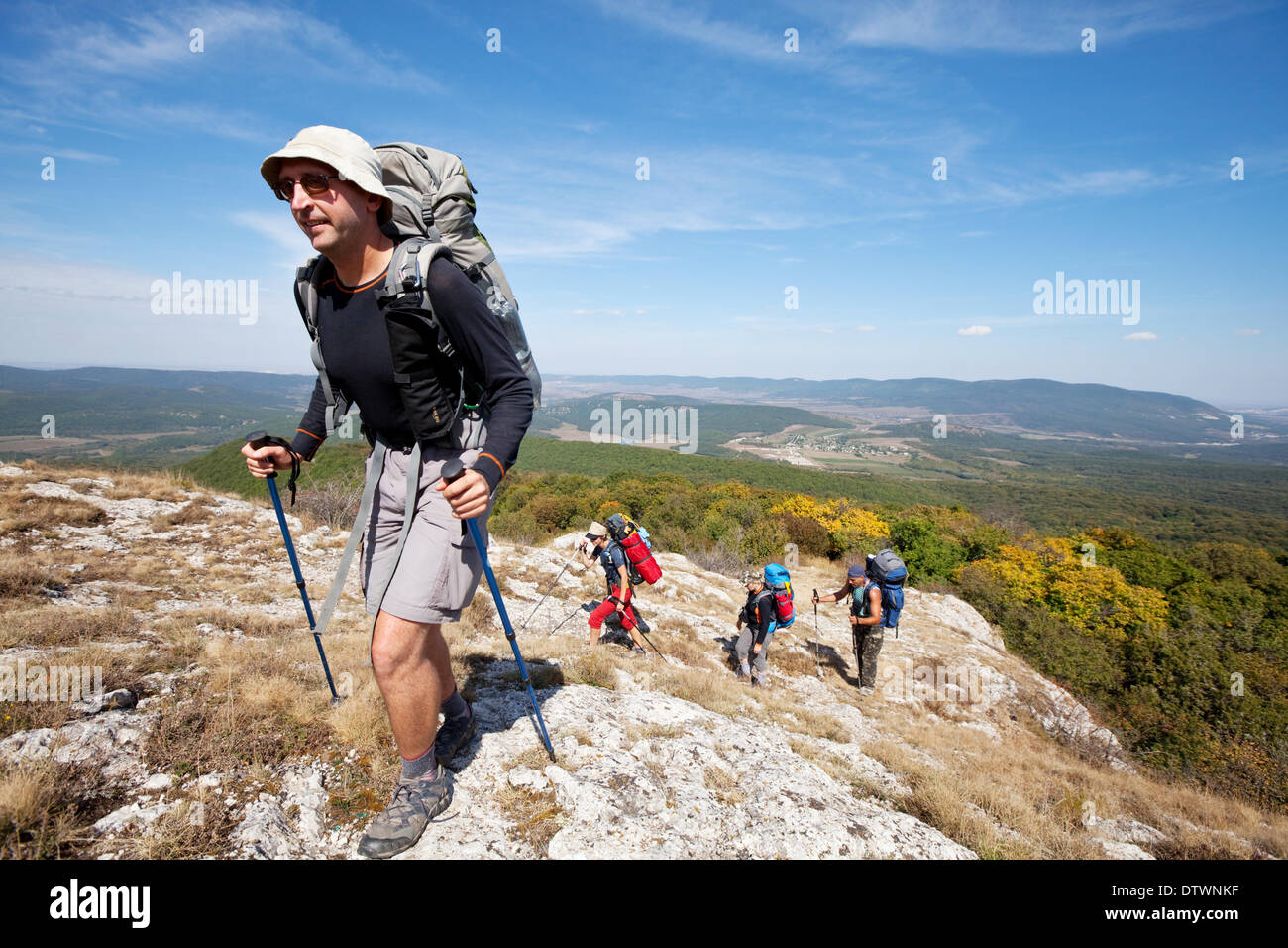 Hike in Crimea Stock Photo - Alamy