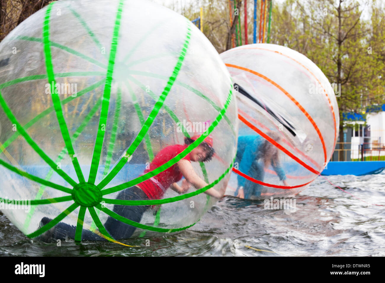 Hydro zorbing hi-res stock photography and images - Alamy