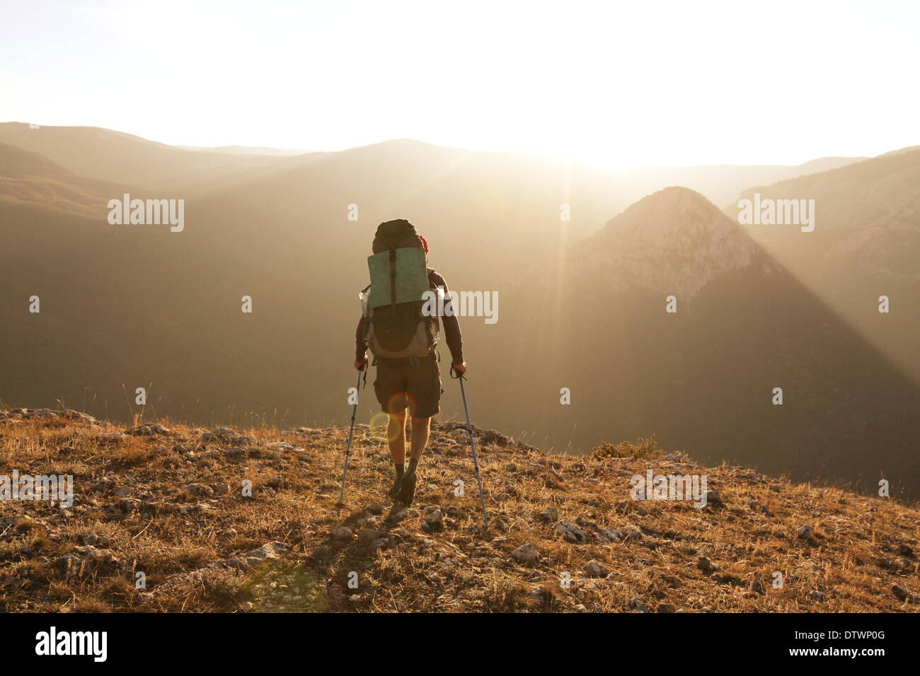 Hike in Crimea Stock Photo - Alamy