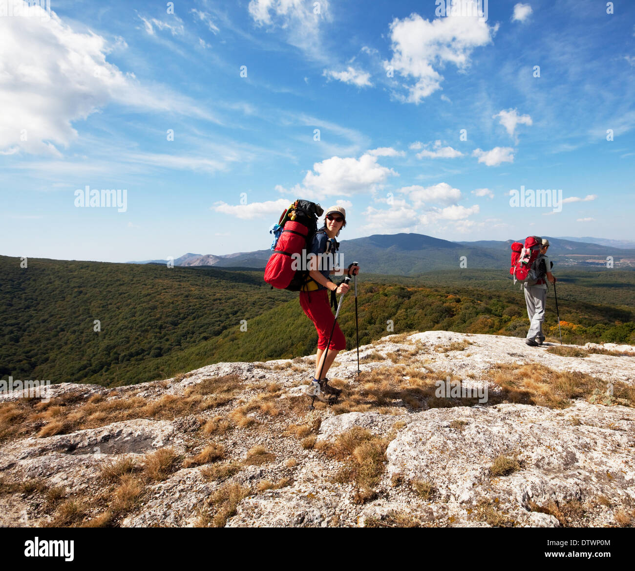 Hike in Crimea Stock Photo - Alamy
