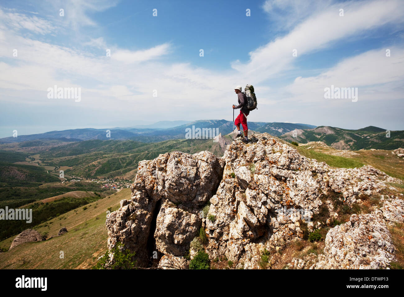 Hike in Crimea Stock Photo - Alamy